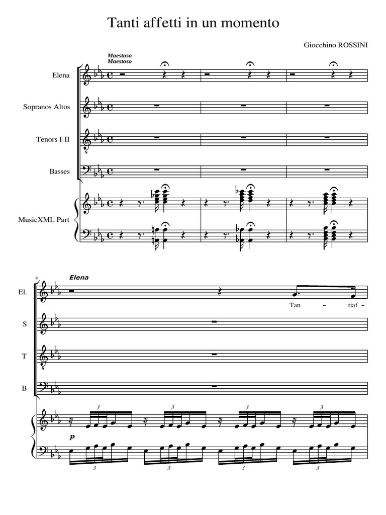 Tanti Afetti | PDF | Vocal Music
