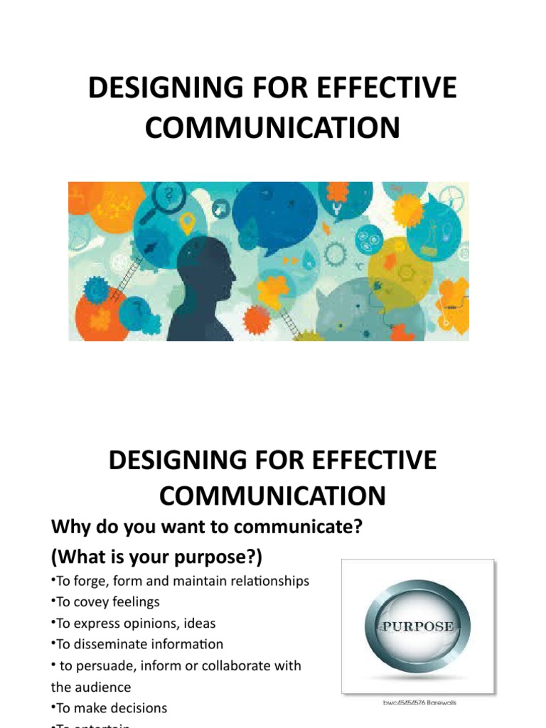 Designing For Effective Communication | PDF | Communication | Mass Media