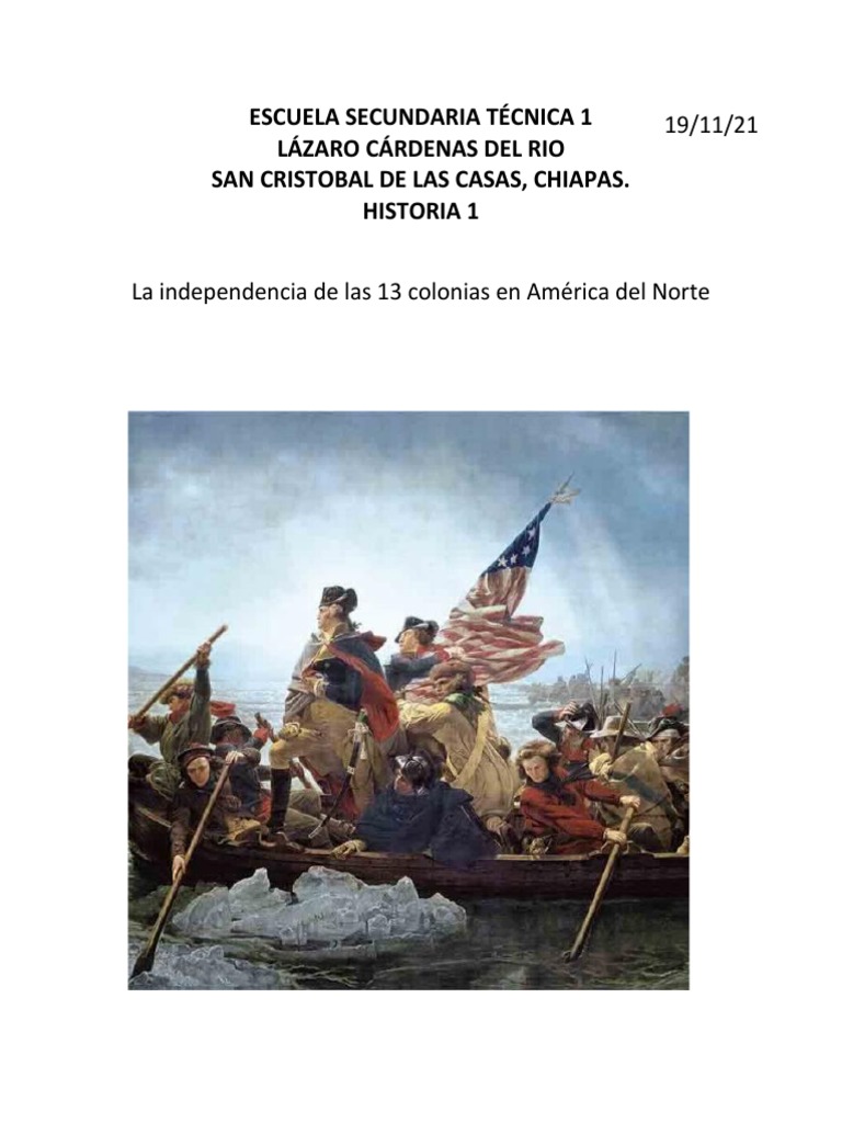 Independencia de las 13 Colonias | PDF | Trece colonias | Los Estados ...