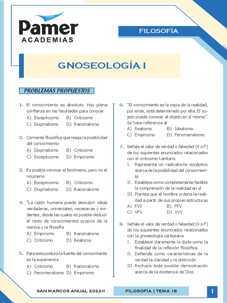 C Sem18 Filosofía | Descargar gratis PDF | Empirismo | Conocimiento