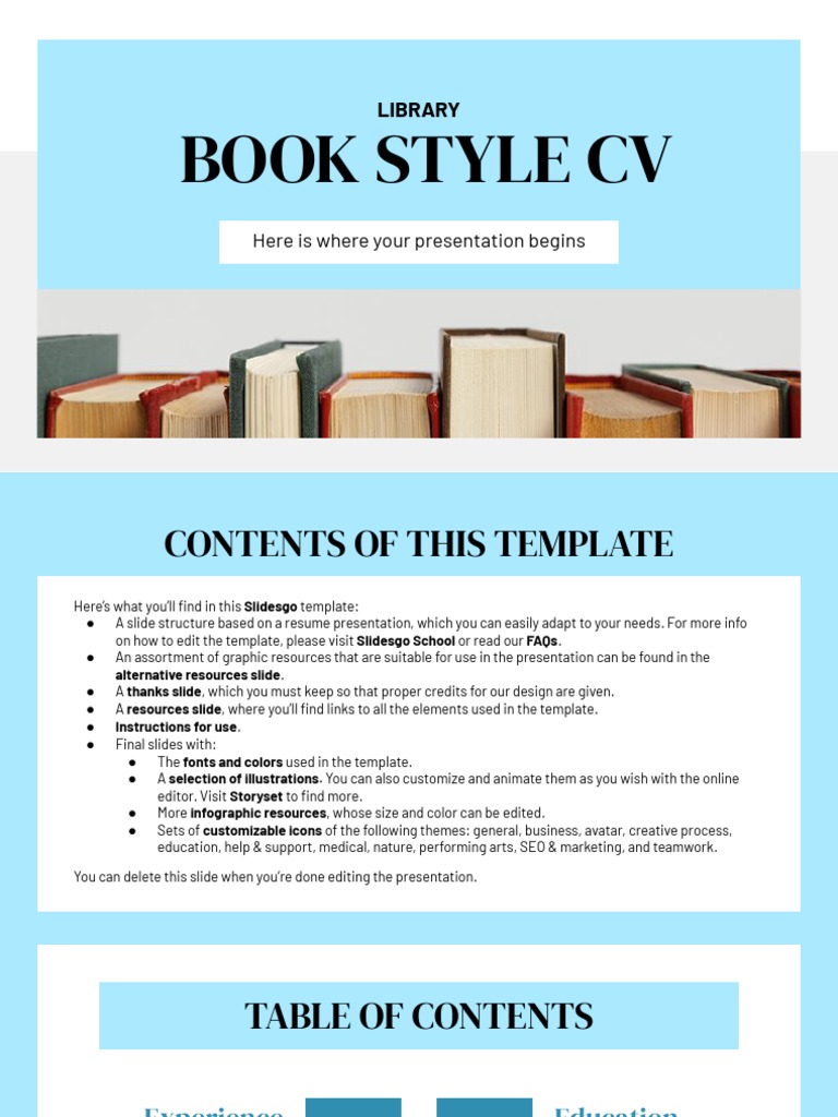 Library Book Style CV | PDF | Planets | Solar System