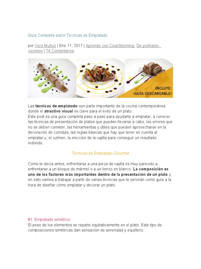 Guía Completa Sobre Técnicas de Emplatado | Descargar gratis PDF ...