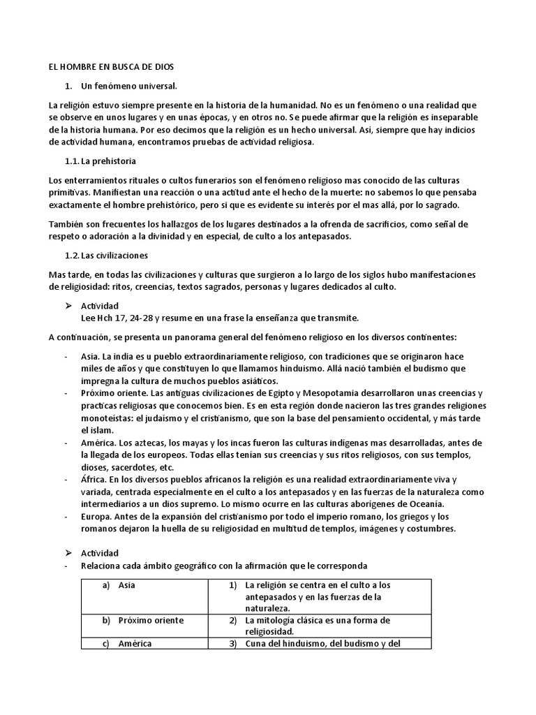 El Hombre en Busca de Dios | Descargar gratis PDF | Dios | Conocimiento