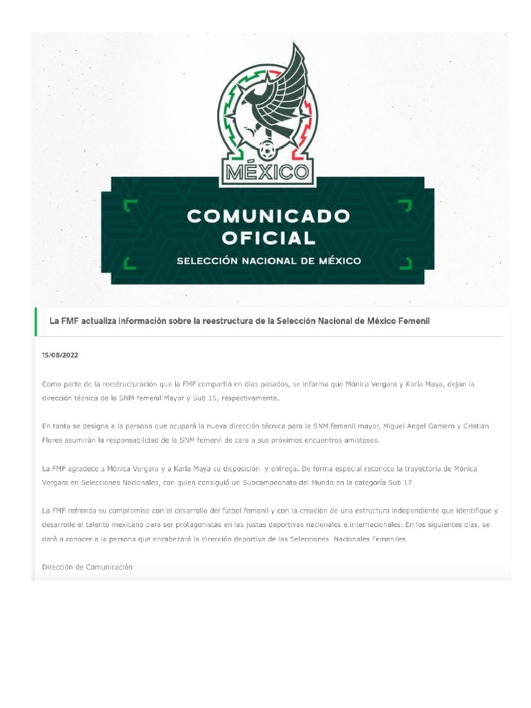 Comunicado | PDF
