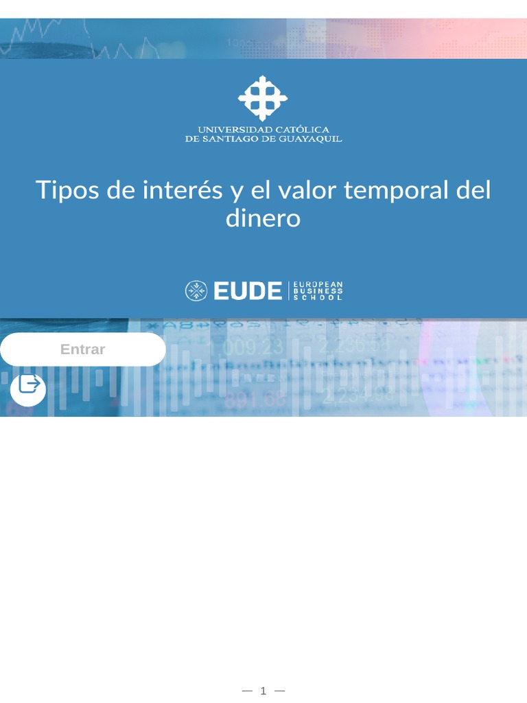 Tipos de Interes y El Valor Temporal Del Dinero | PDF | Interés | Inflación