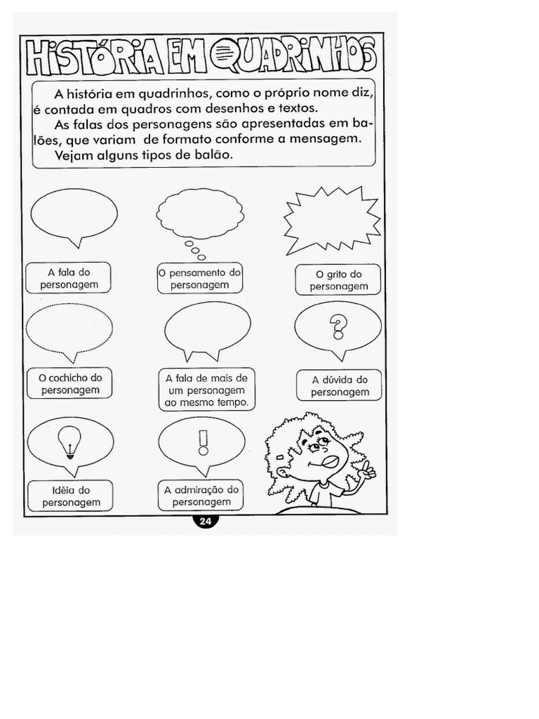 Plano de Aula ONOMATOPEIAS | PDF | Quadrinhos | Som