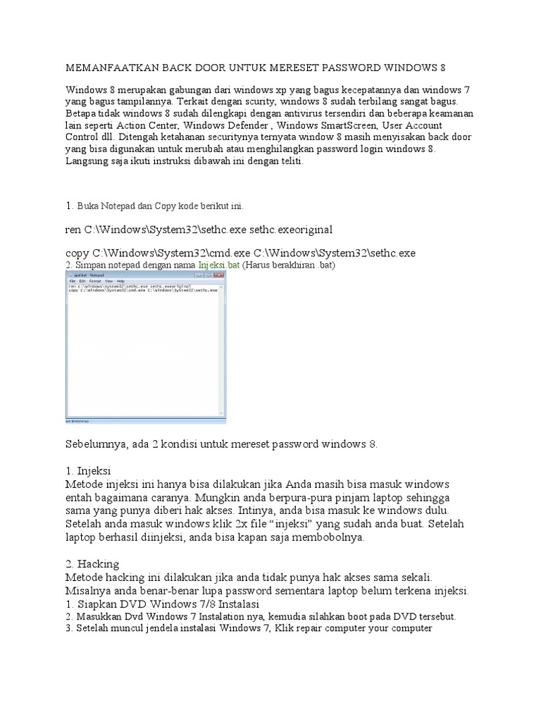 Bobol Windows 8 | PDF