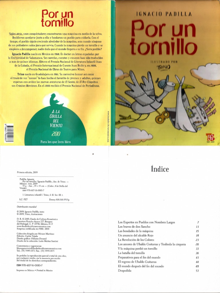 'Por Un Tornillo' de Ignacio Padilla | PDF