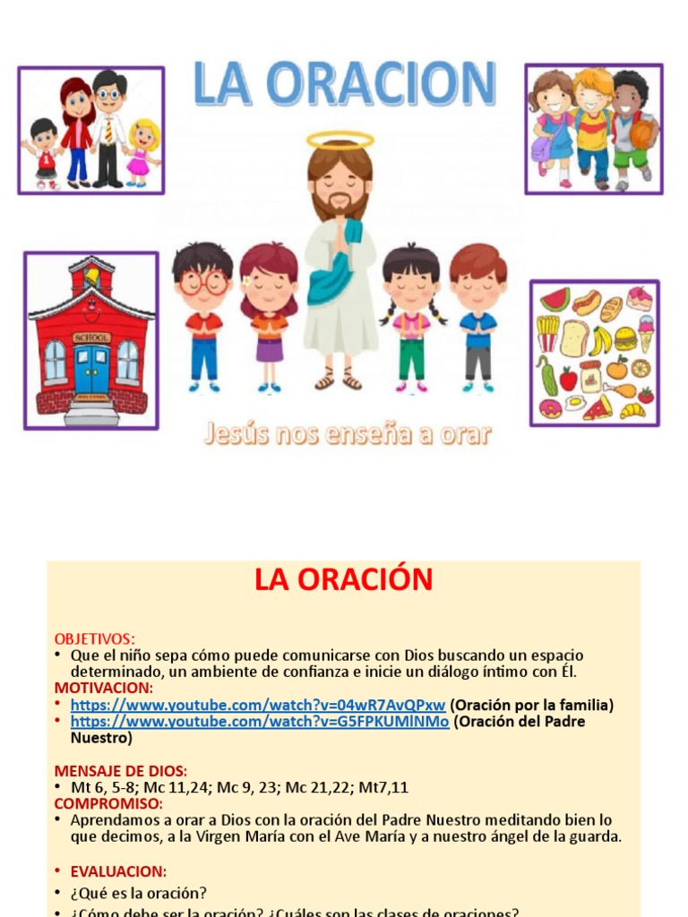 La Oración | PDF | Oración | orador del Señor