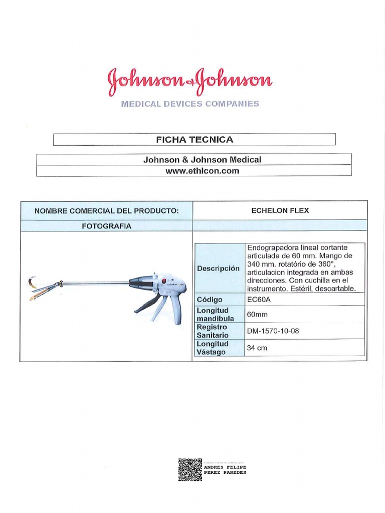 Ficha Tecnica Echelon | PDF