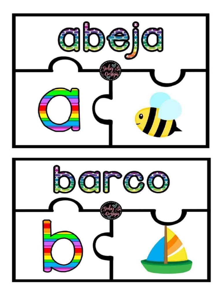 ABECEDARIO ROMPECABEZAS | PDF