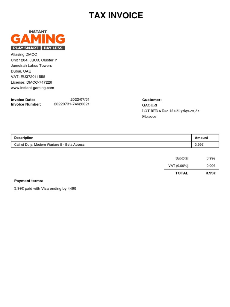 Invoice 20220731-74620021 | PDF