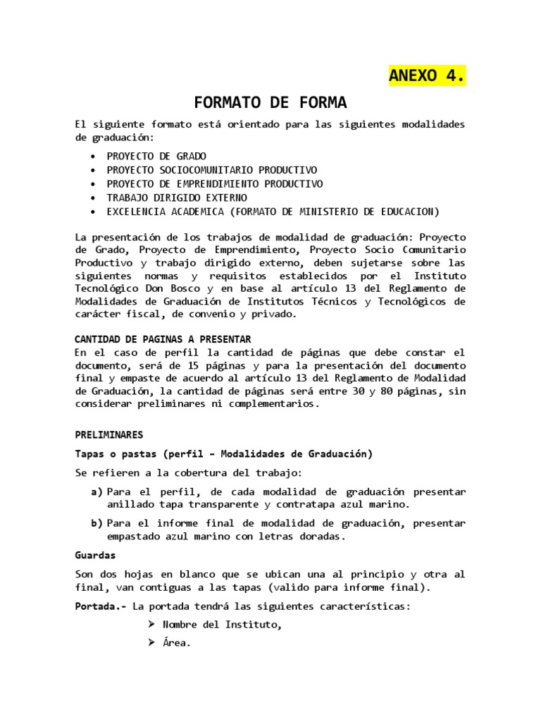 Anexo 4 Formato de Forma 04 | PDF | Citación | Tipografía