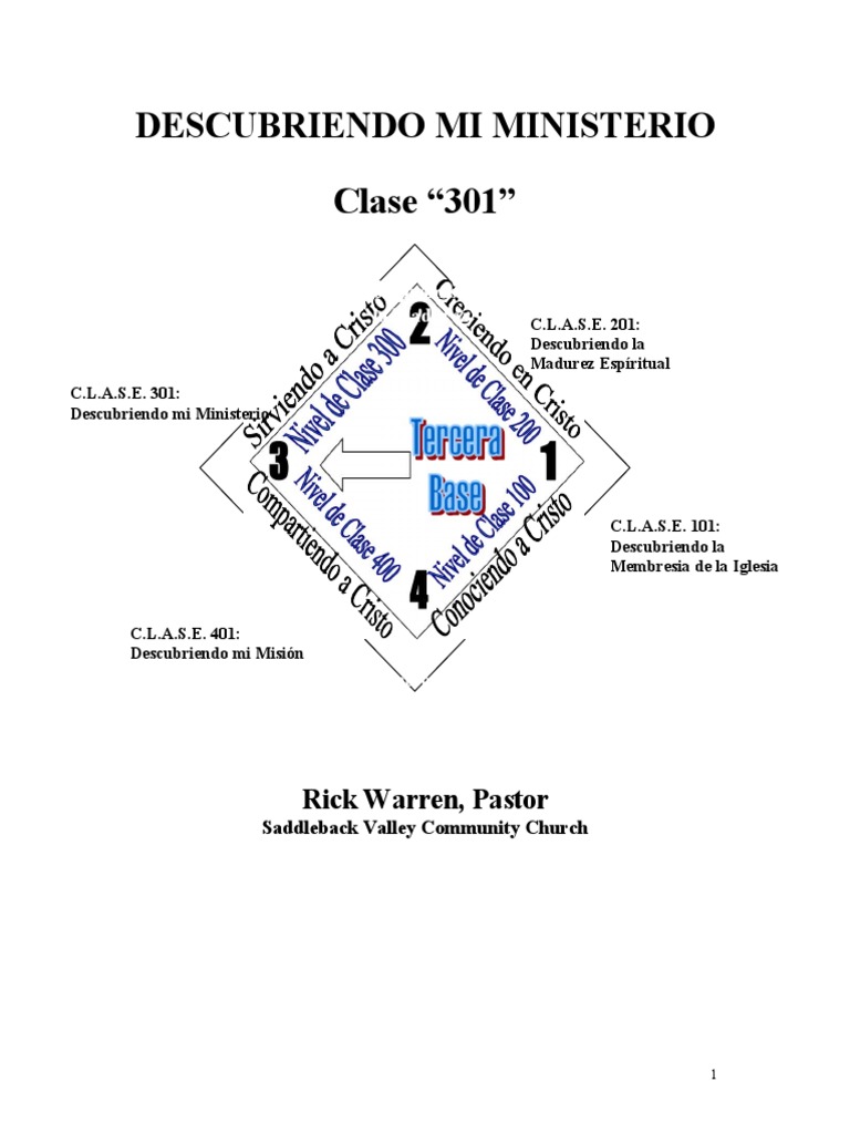 Descubriendo Mi Ministerio Clase "301": Rick Warren, Pastor | PDF ...