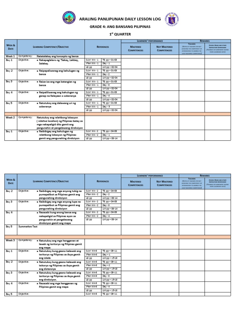 Ap-4-Dll - Quarter 1 | PDF