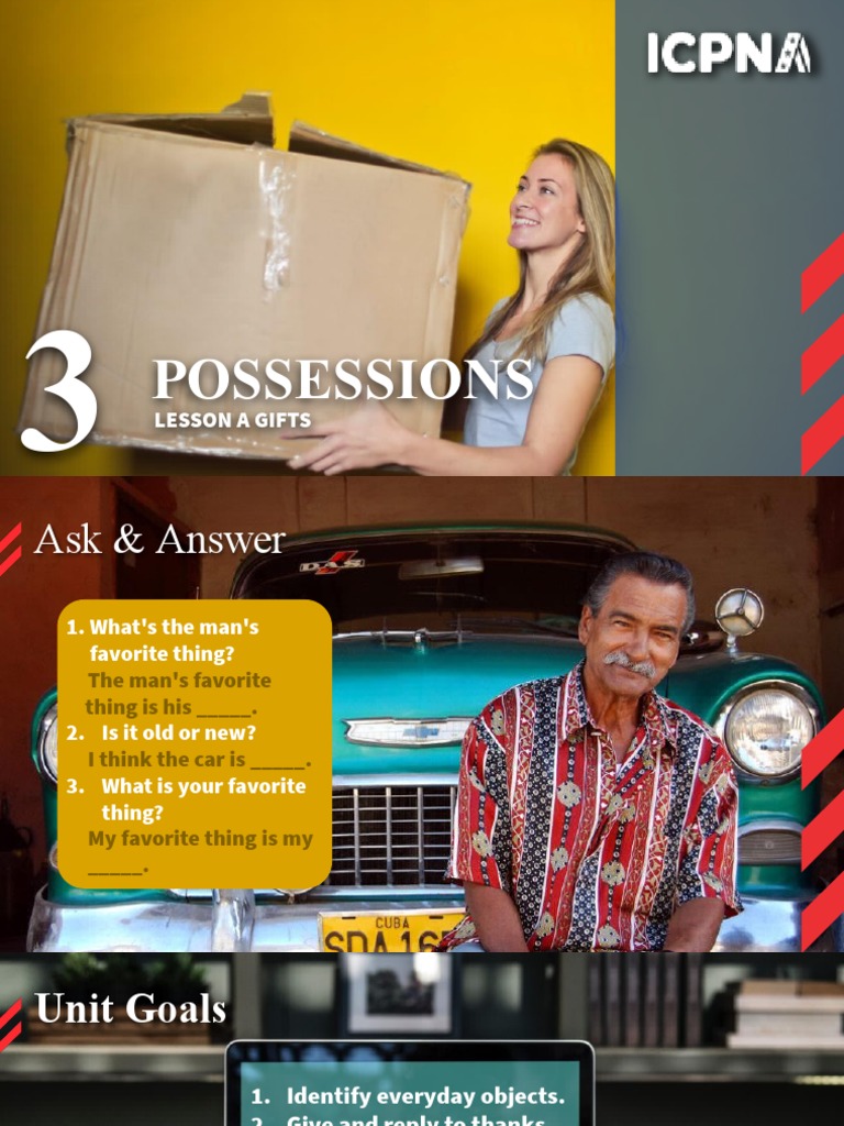 Unit 03 Possessions - Lesson A | PDF | Linguistics