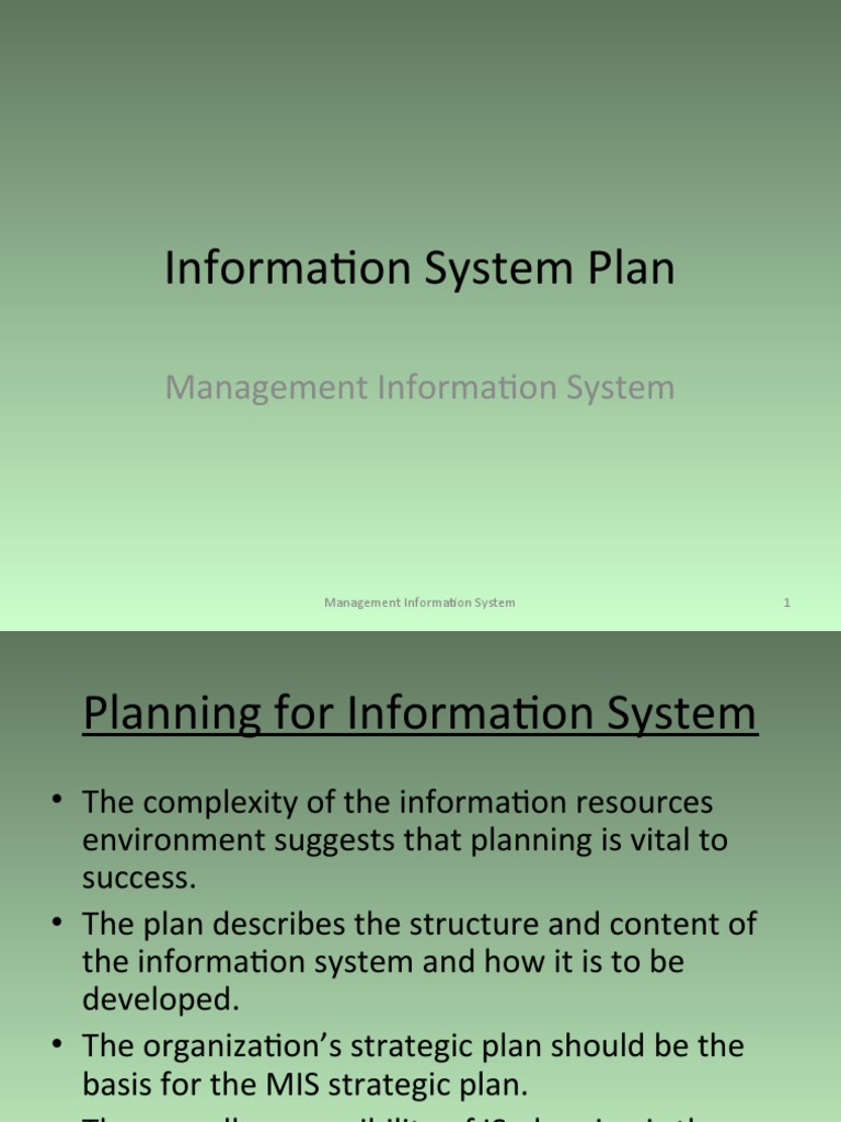 Vdocument - in - Information System Plan | PDF | Information System ...