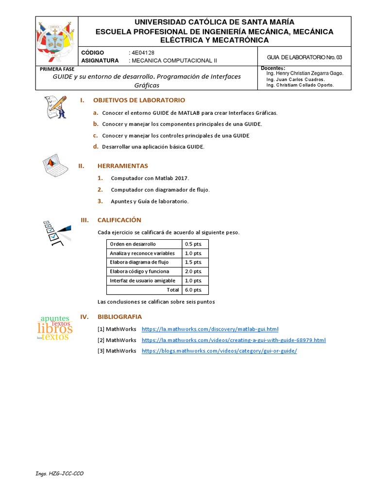 Lab Nº3 - GUIDE Matlab - v3-2019 - II | PDF | Matlab | Interfaces ... Lab Nº3 - GUIDE Matlab - v3-2019 - II | PDF | Matlab | Interfaces ...