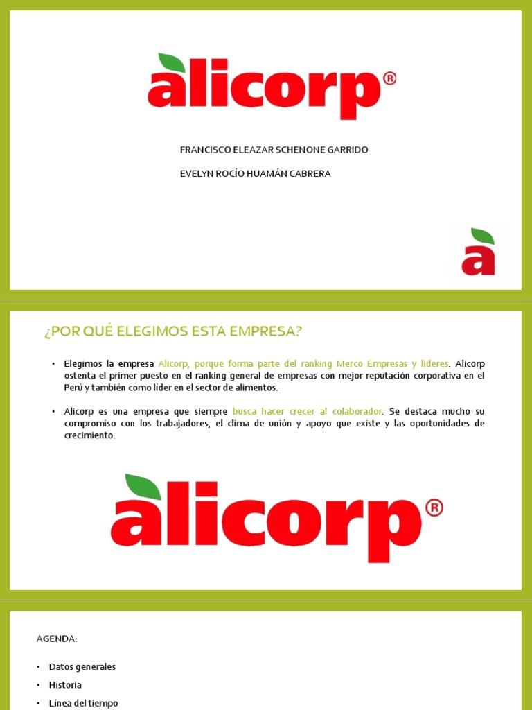 Grupo 6 - Alicorp | PDF | Comida y bebida | Alimentos