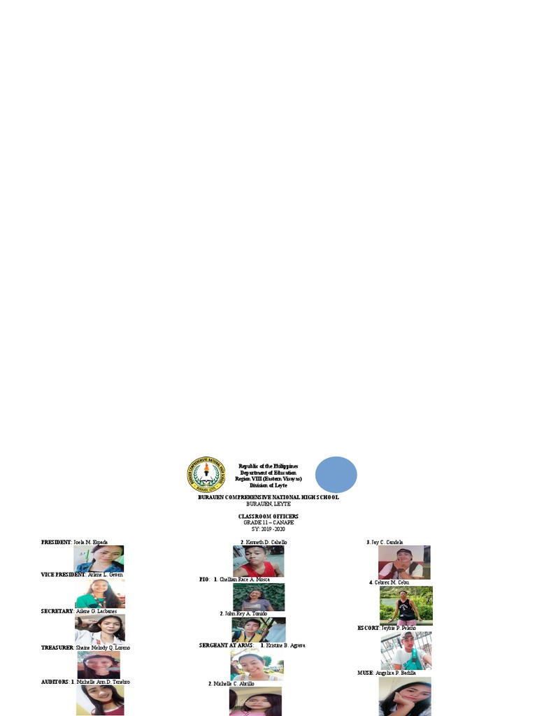 Class Officers | PDF