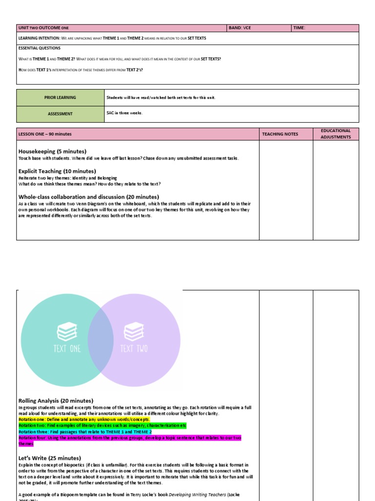 Lesson Plan | PDF | Lesson Plan | Behavior Modification