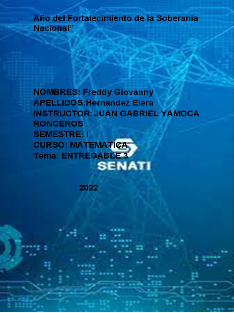 Entregable 3 Matematica | PDF
