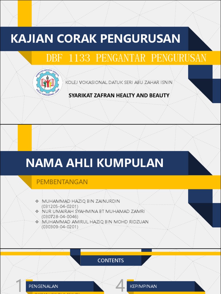 Pembentangan Kumpulan (ZHB) | PDF