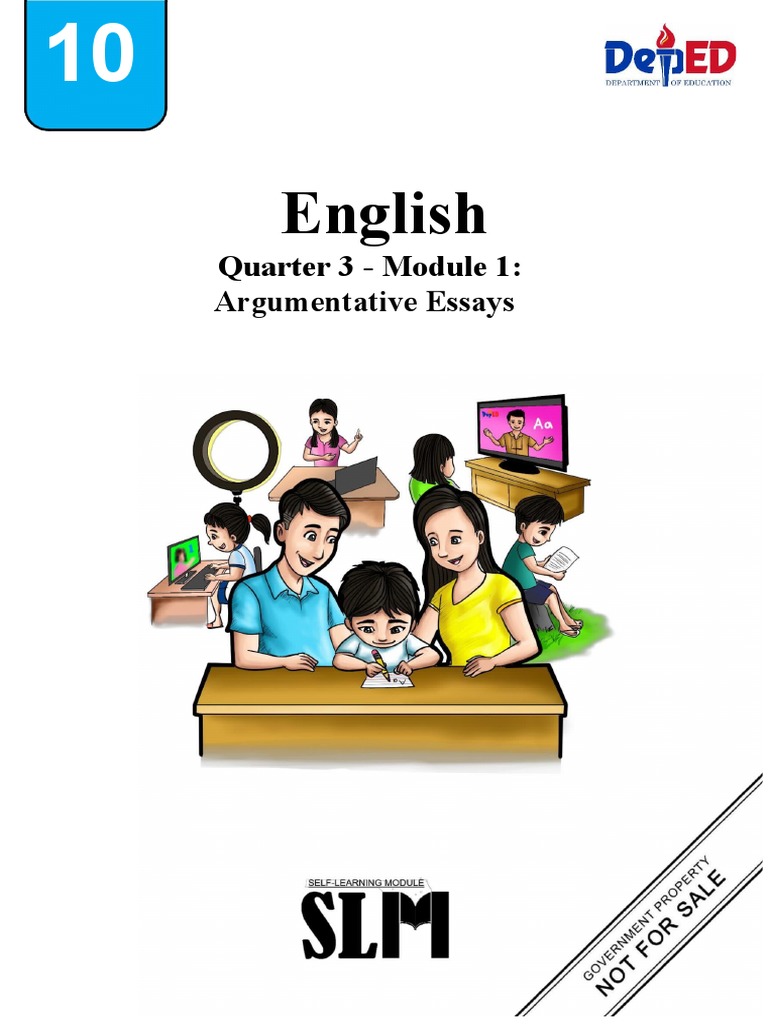 E10 Pang 1 Q3 - M1 QA Passed | PDF | Essays | Argument