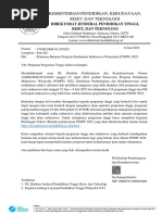 Pengumuman Peserta PIMNAS Ke-38 Tahun 2025 | PDF