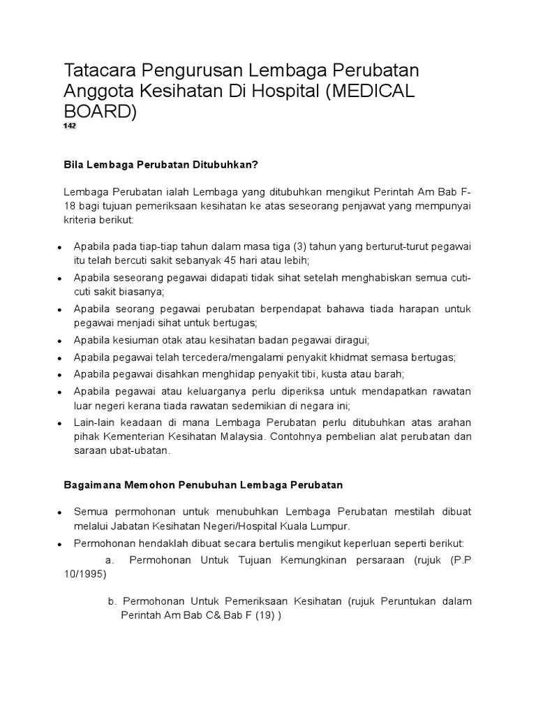 Medical Board | PDF