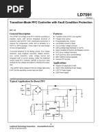 LD7575 PWM Controller Overview | PDF | Mosfet | Field Effect Transistor