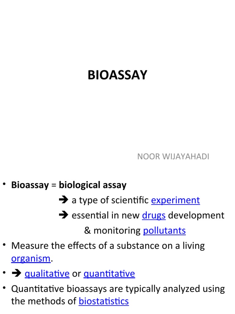2011 BIOASSAY | PDF | Bioassay | High Throughput Screening