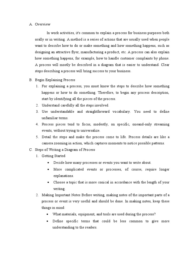 Explaining Process | PDF | Adjective | Human Communication