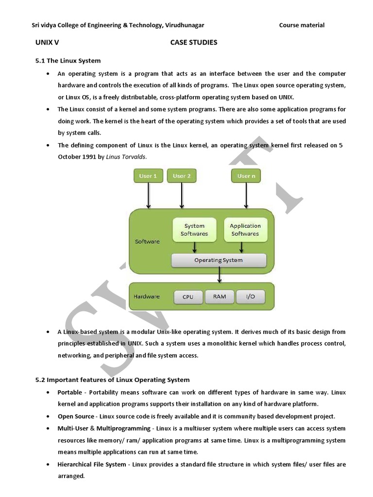 Linux Operating System Components and Services | PDF | Virtualization | Operating System