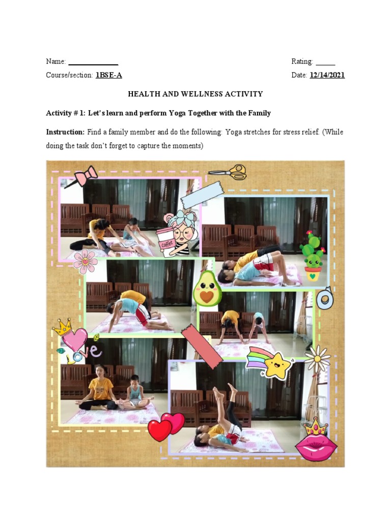 NSTP 1 Health and Wellness | PDF | Yoga | Mind