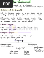 Control & Coordination Notes | PDF | Nervous System | Brain