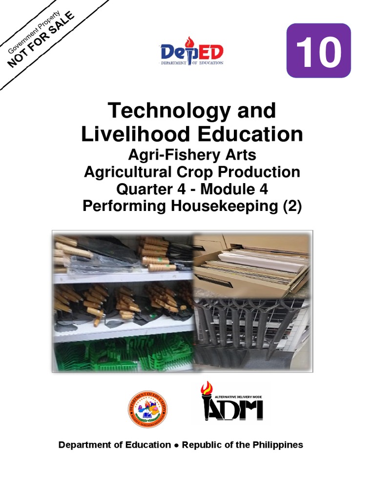 Tle10 - Afa - Agricropprod - q4 - Mod4 - Performing Housekeeping (2 ...