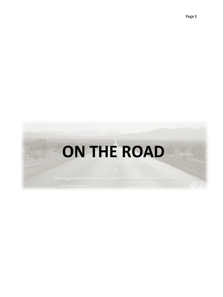 Ensayo On The Road | PDF | Jack Kerouac | Beat Generation