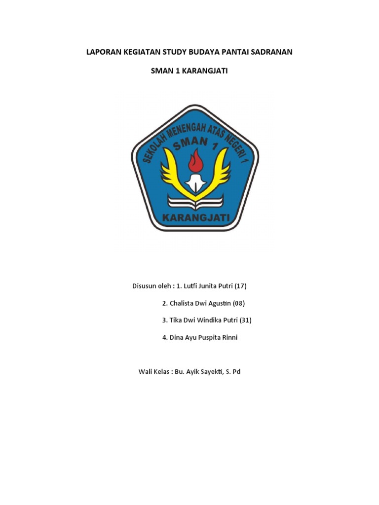 Laporan Kegiatan Study Budaya Sadranan | PDF | Sains & Matematika ...