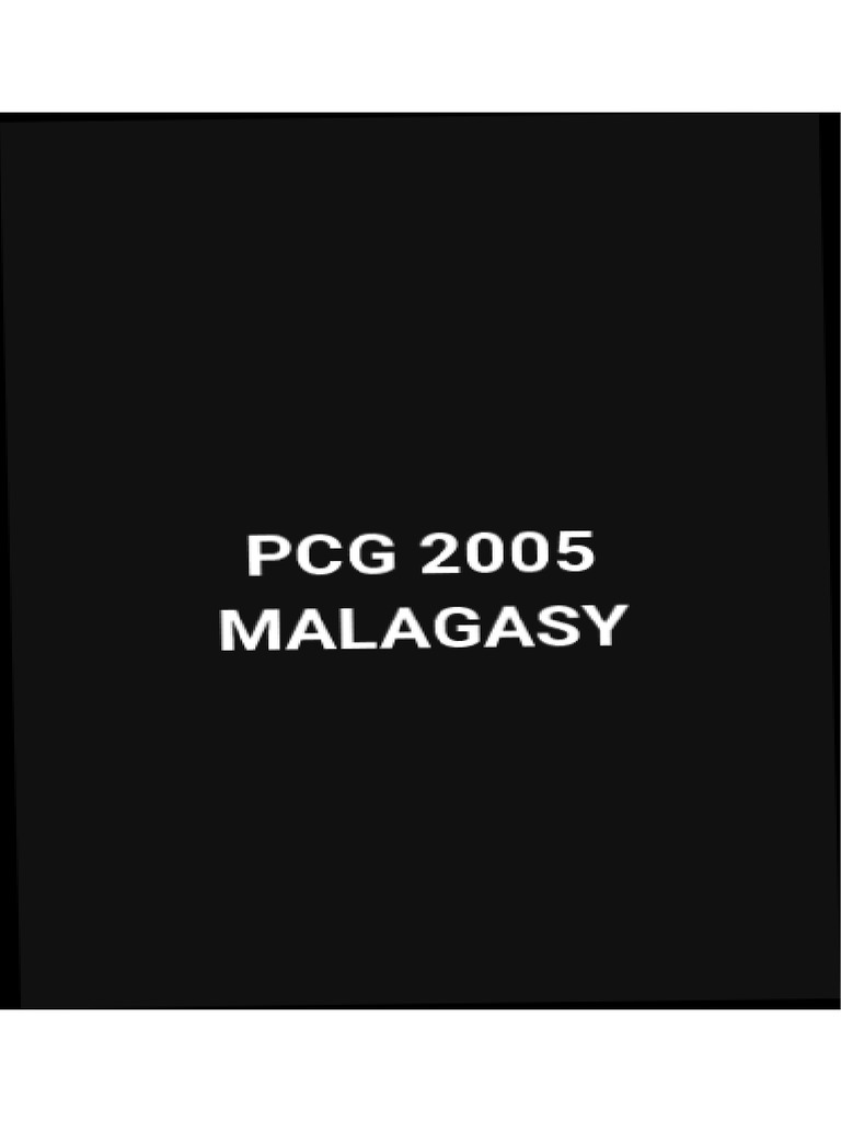 PCG 2005 MLG | PDF