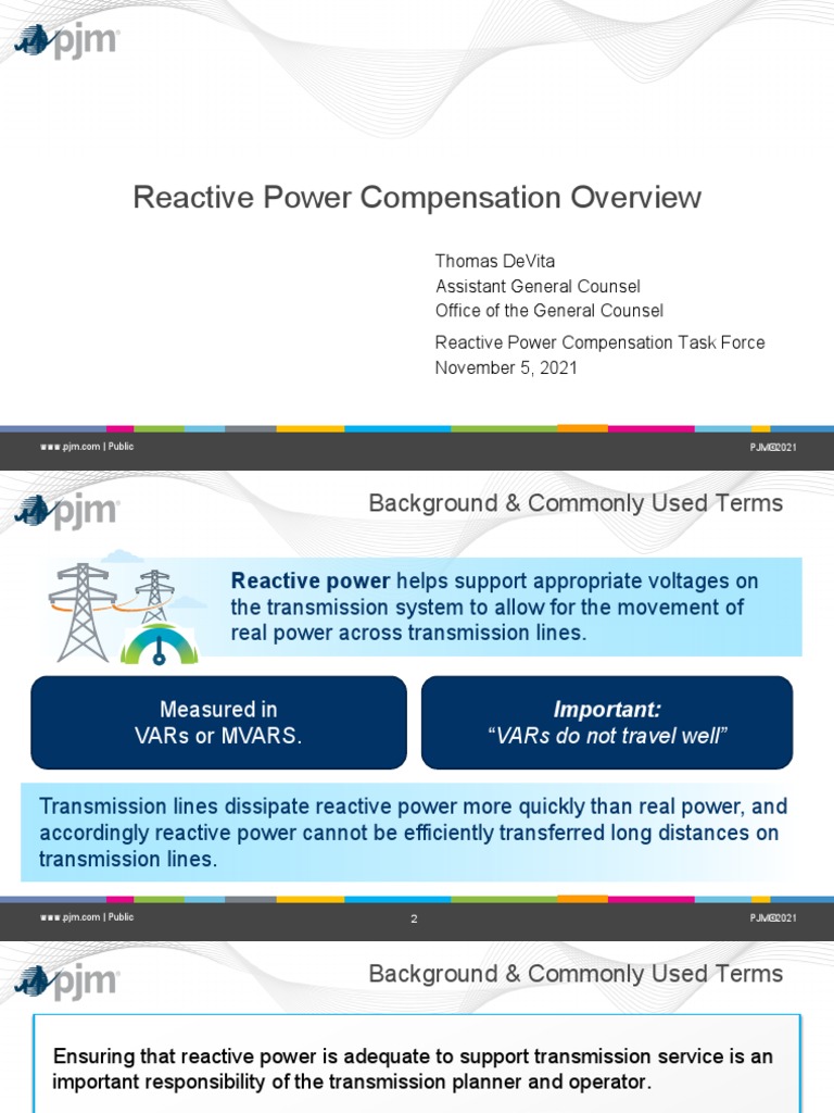 Reactive Power Compensation Overview | PDF | Electric Power ...