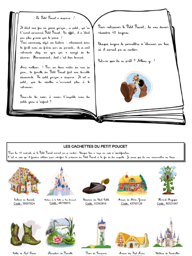 Défi Petit Poucet CP | PDF