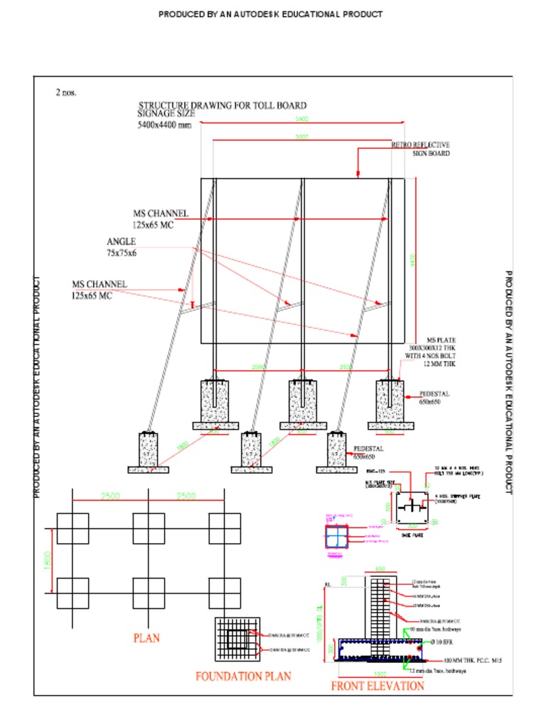 2.toll Board Structure (5400x4400) | PDF