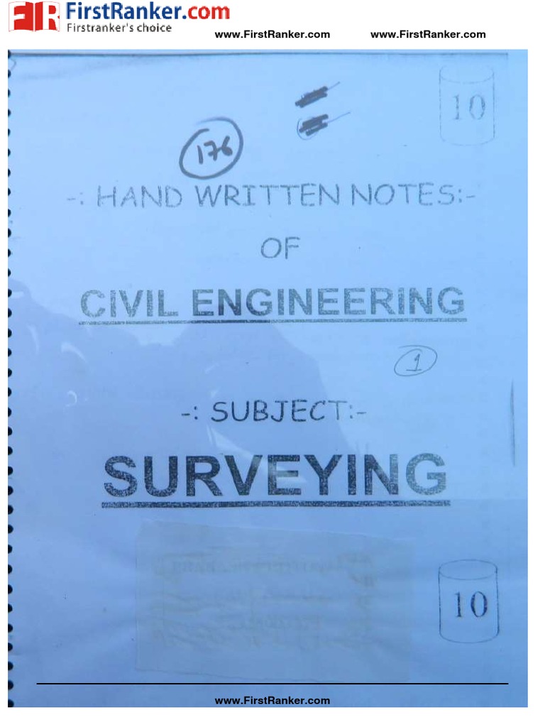 JNTUA JNTUH JNTUK - B Tech - 2019 - Handwritten Notes - CIV - Surveying ... JNTUA JNTUH JNTUK - B Tech - 2019 - Handwritten Notes - CIV - Surveying ...