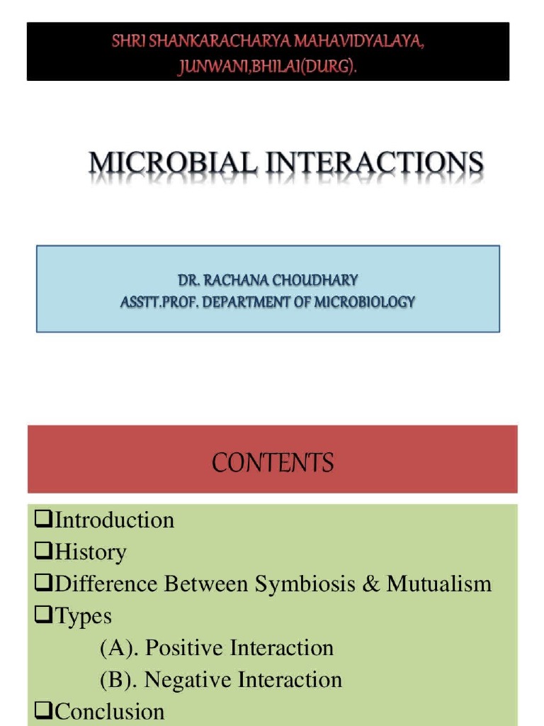Microbial Interaction | PDF