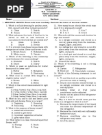Methods of Cookery: Multiple-Choice Questions | PDF | Roasting | Cooking
