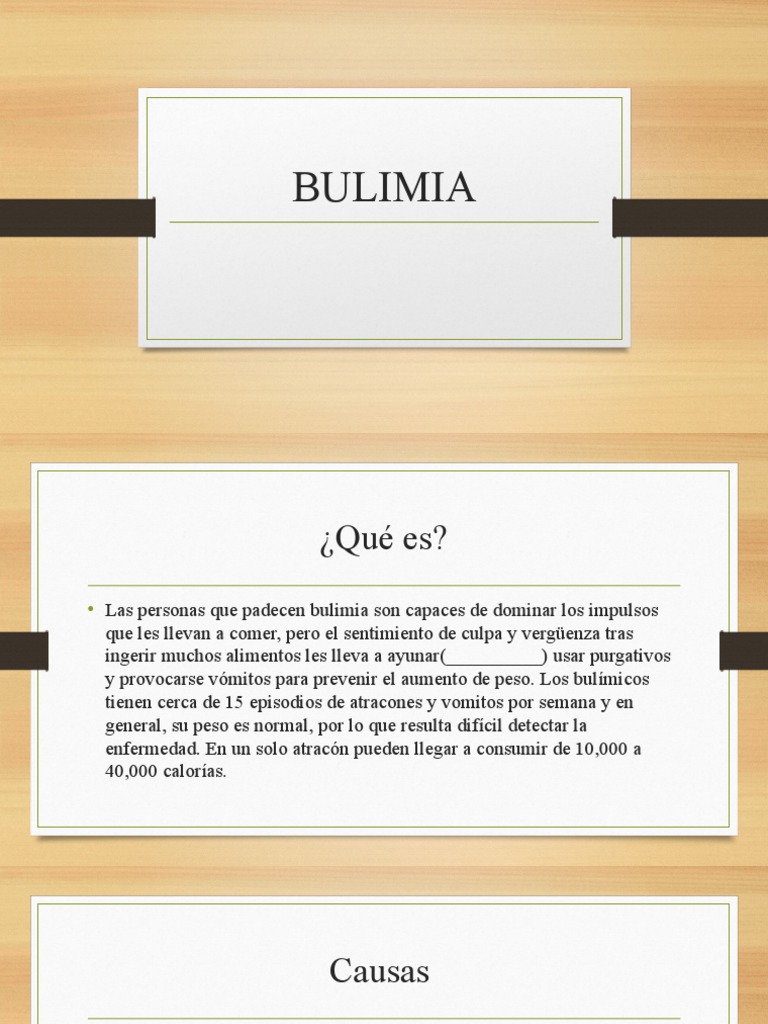 Comprendiendo la Bulimia: Causas, Síntomas y Tratamiento de este ...