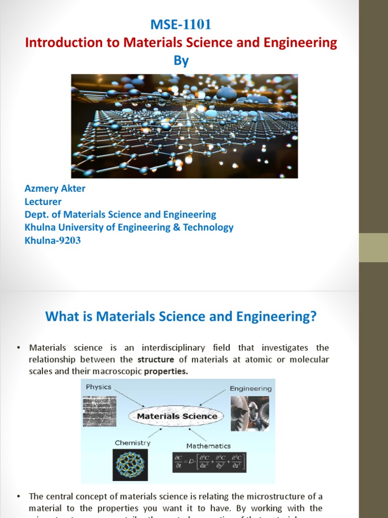 MSE 1101 (Composite) | Download Free PDF | Composite Material | Materials Science
