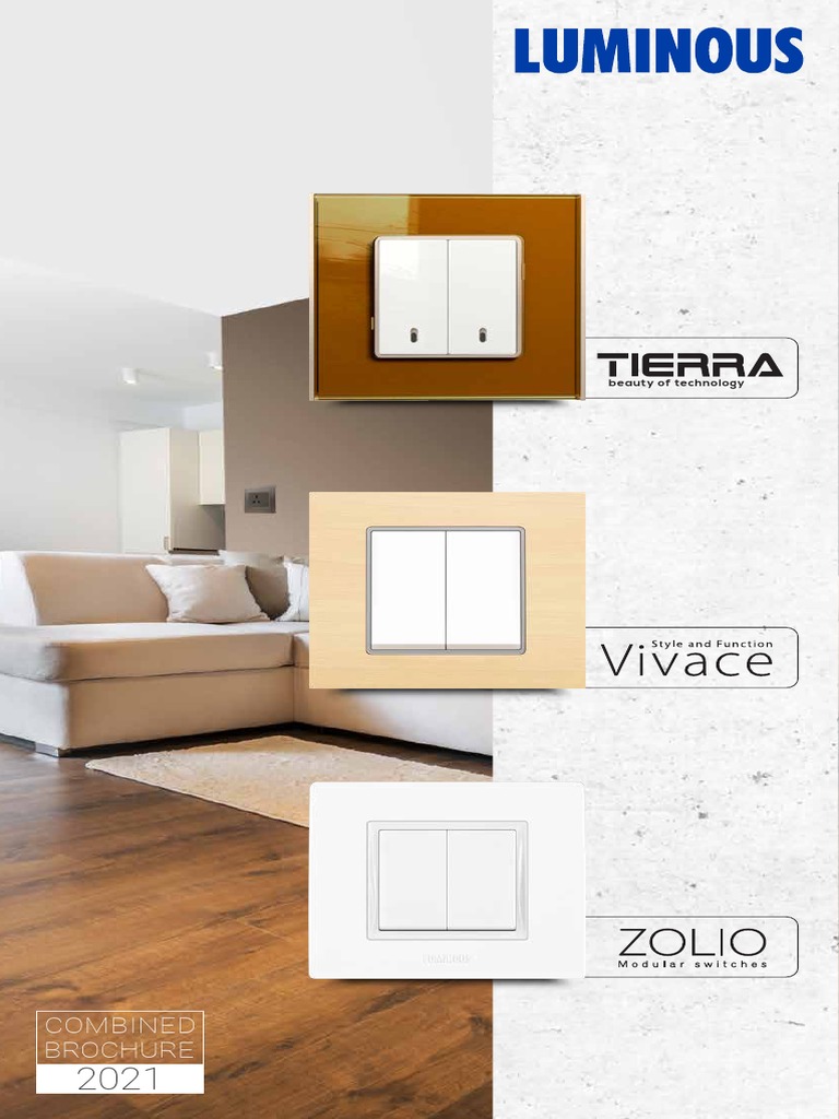 Luminous Modular Switches Catalogue 2021 | PDF | Guarantee | Chemistry