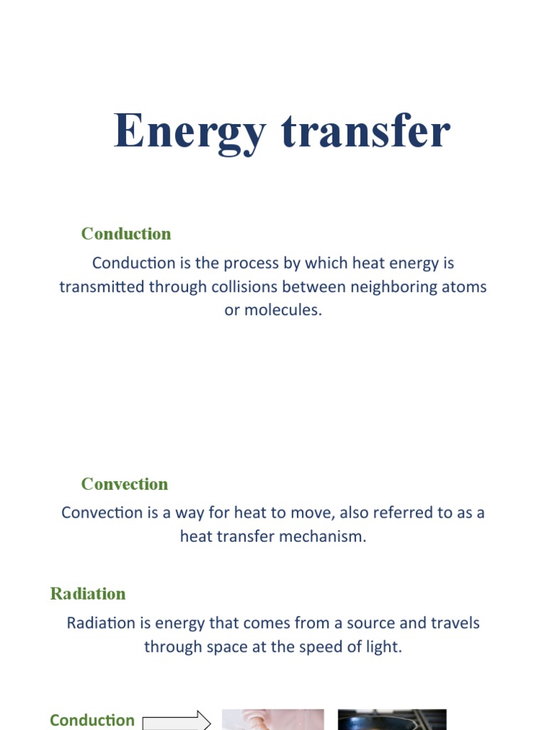 Energy Transfer: Conduction | PDF